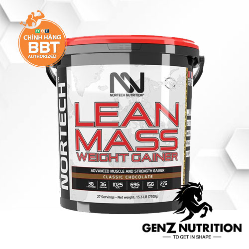 Lean Mass 7,1 kg – Mass Tăng Cân Tăng Cơ Nạc Cao Cấp - GENZ NUTRITION